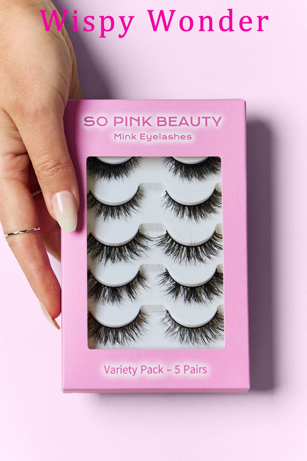 SO PINK BEAUTY Mink Eyelashes Variety Pack 5 Pairs – Eliot Shops